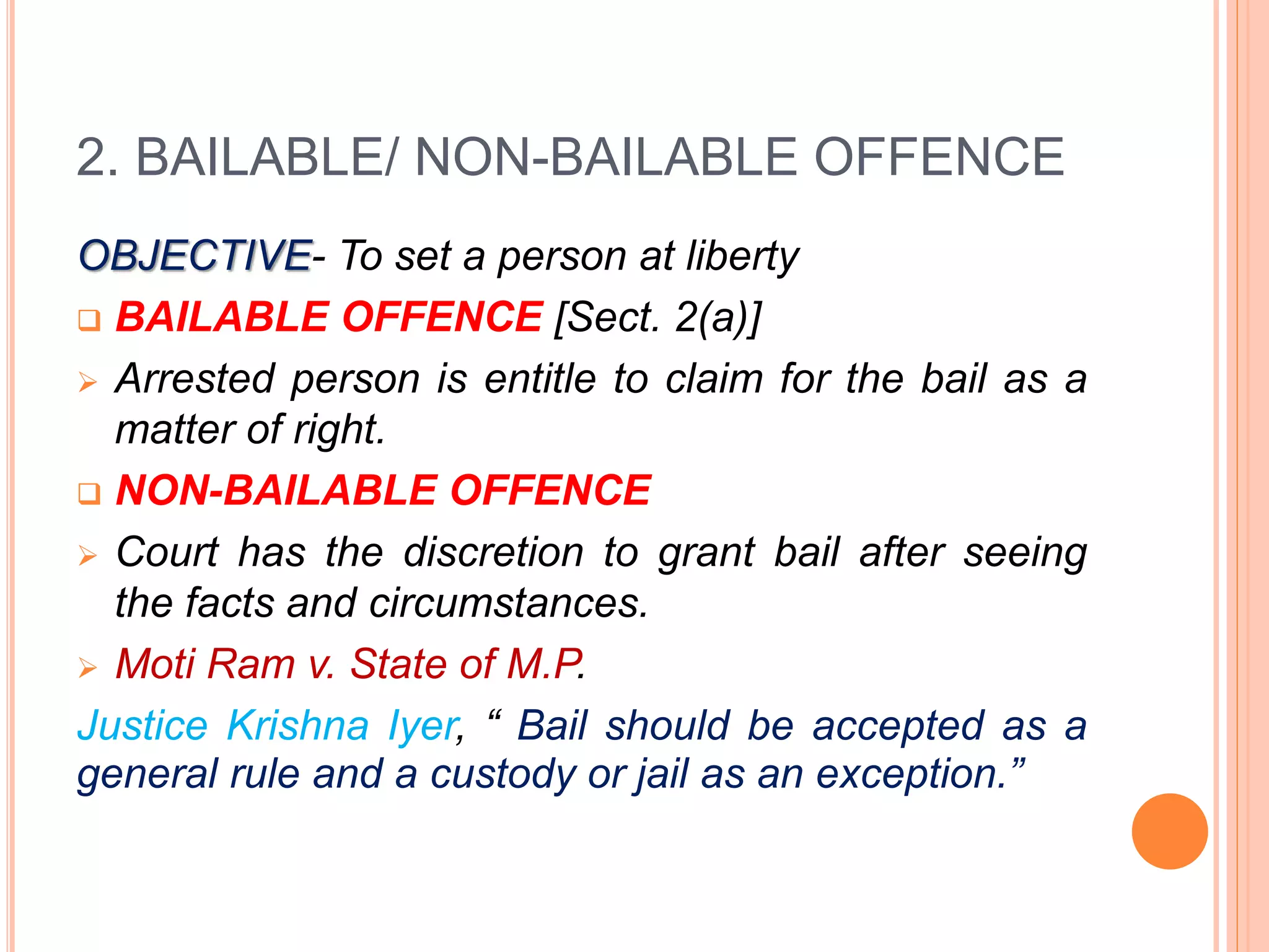 Classification of offences_in_cr_pc | PPTX