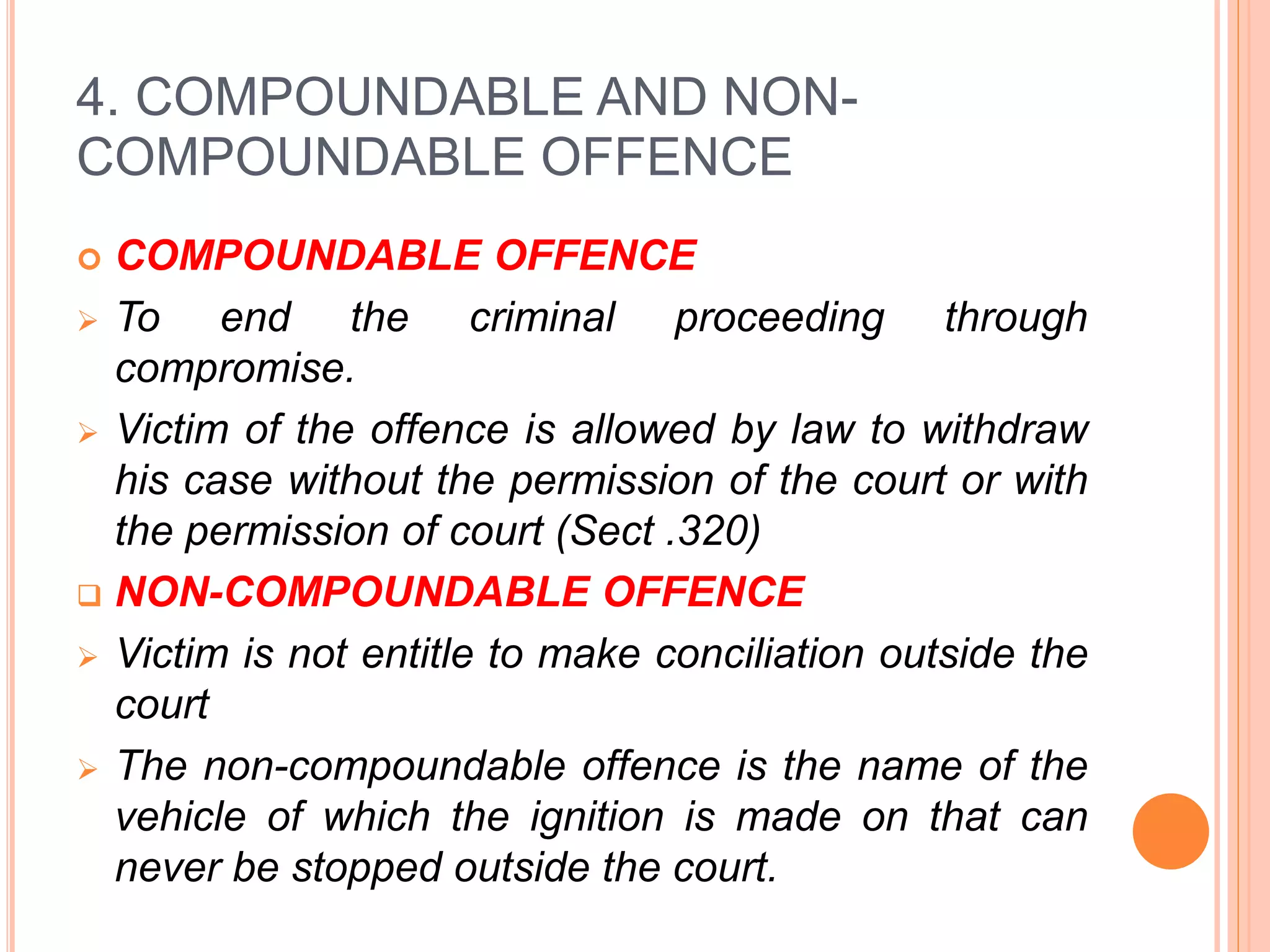 Classification of offences_in_cr_pc | PPTX