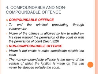 Classification of offences_in_cr_pc | PPTX