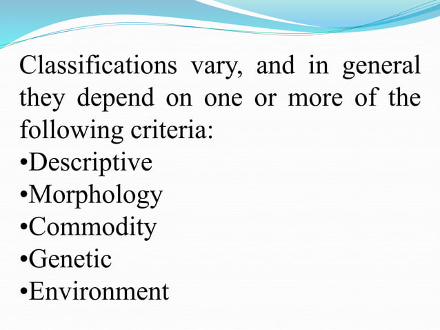 Classification of ore deposits | PPTX