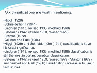 Classification of ore deposits | PPTX