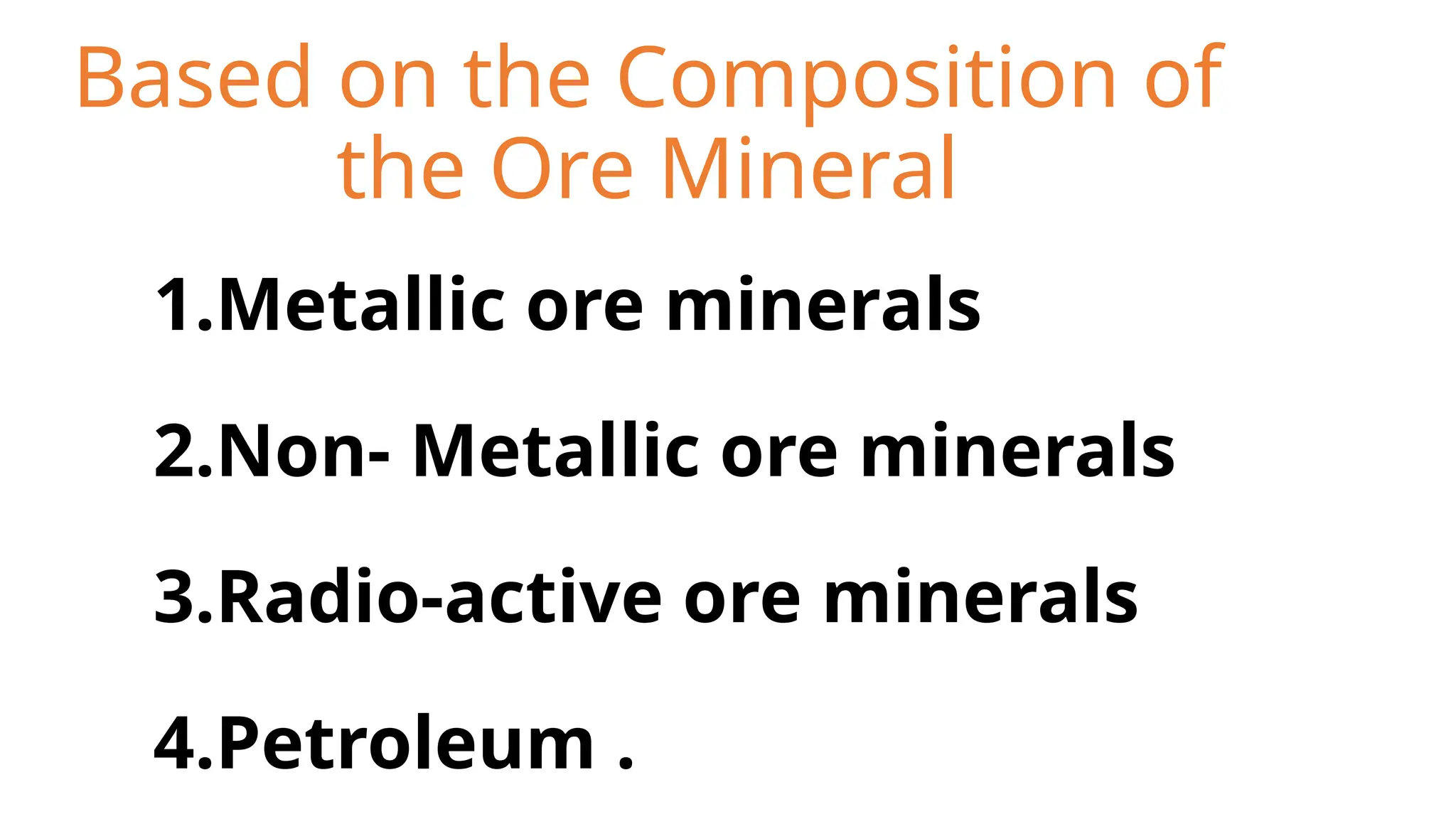 Classification of Ore Deposits, Economic Geology.pptx