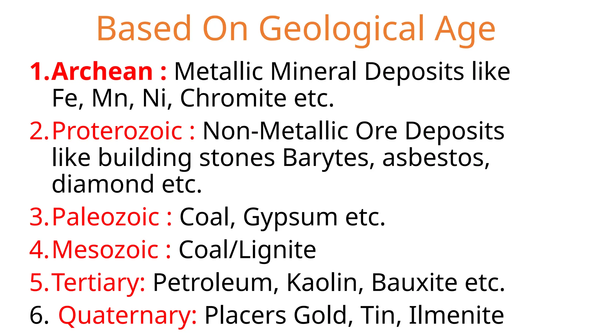 Classification of Ore Deposits, Economic Geology.pptx