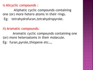 Classification of organic compounds | PPTX