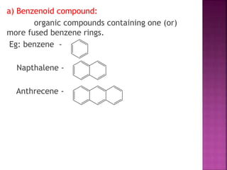 Classification of organic compounds | PPTX
