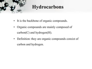 Classification of organic compounds (Short view) | PPTX