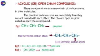 Classification of organic compounds..2nd sem b Pharm (Unit 1) P ...