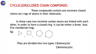 Classification of organic compounds..2nd sem b Pharm (Unit 1) P ...