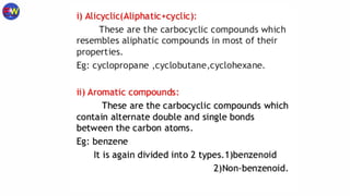 Classification of organic compounds..2nd sem b Pharm (Unit 1) P ...