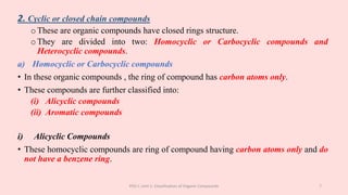 CLASSIFICATION OF ORGANIC COMPOUNDS.pptx