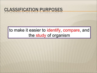Grade 7 - Classification of Organism | PPT