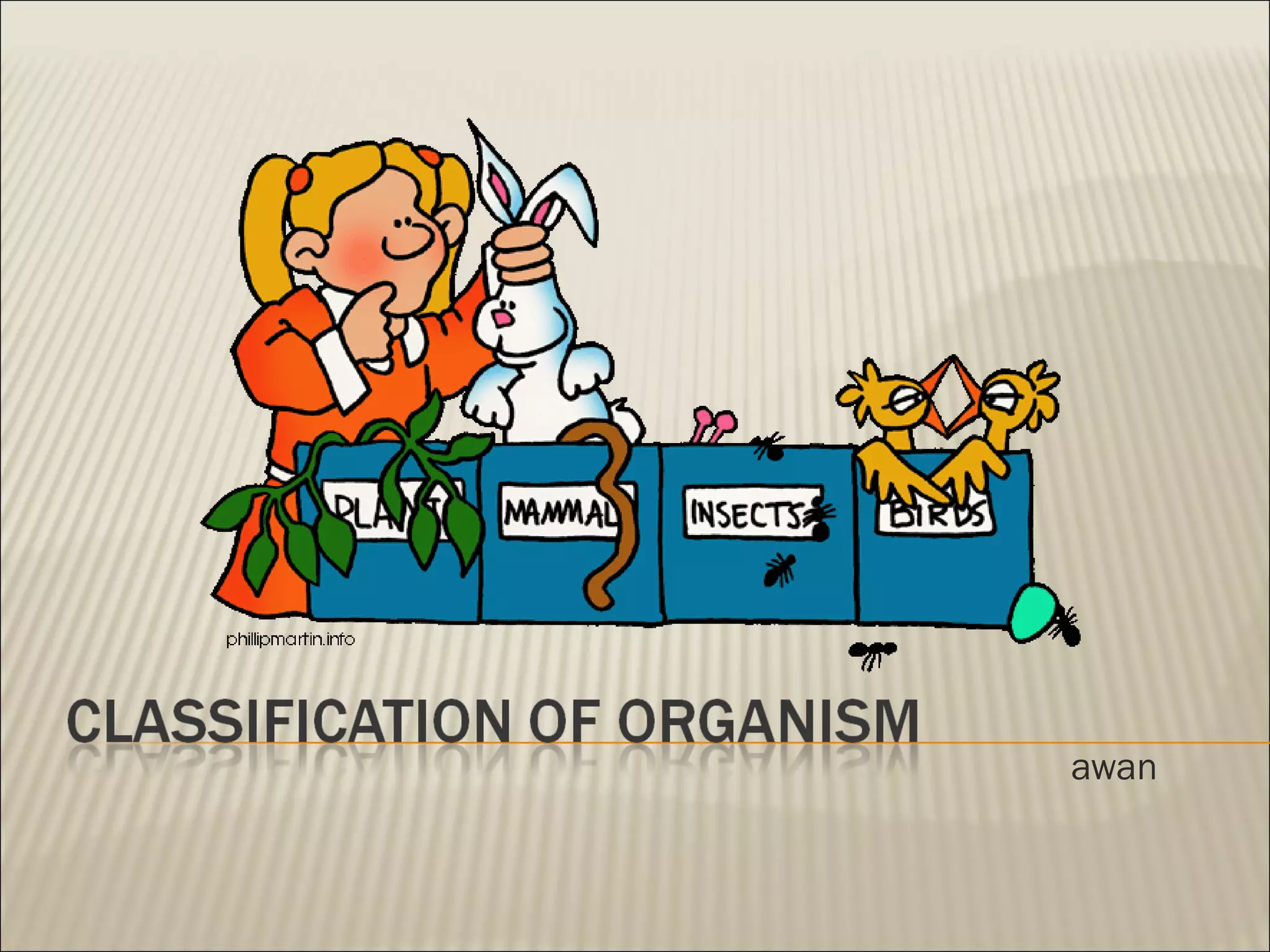 Grade 7 - Classification of Organism | PPT