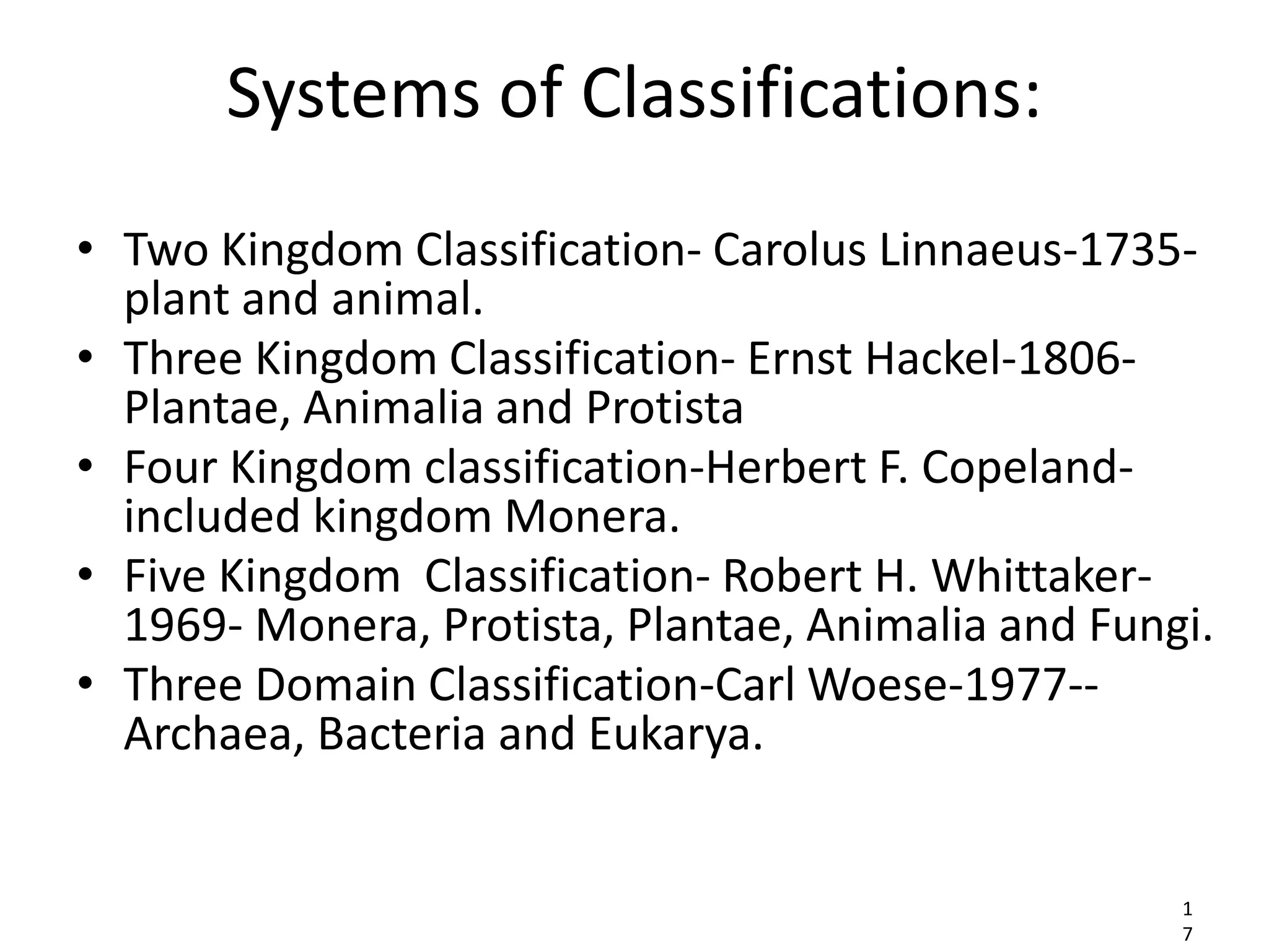 Classification of organisms | PPT