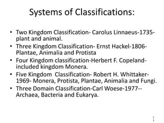 Classification of organisms | PPT