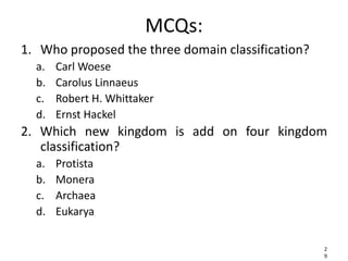Classification of organisms | PPT