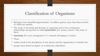 Classification of organisms | PPT