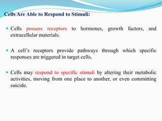 Cell biology: Classification of organisms | PPTX