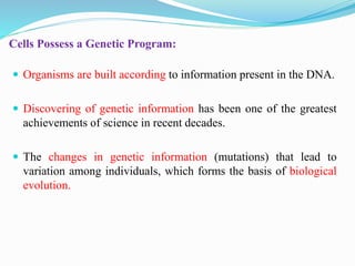 Cell biology: Classification of organisms | PPTX