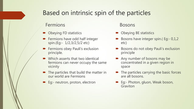 Classification of particles | PPTX