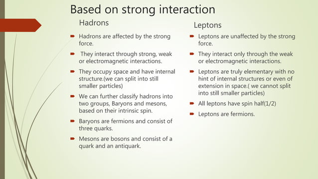 Classification of particles | PPTX