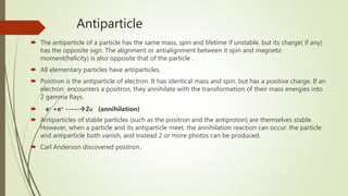 Classification of particles | PPTX