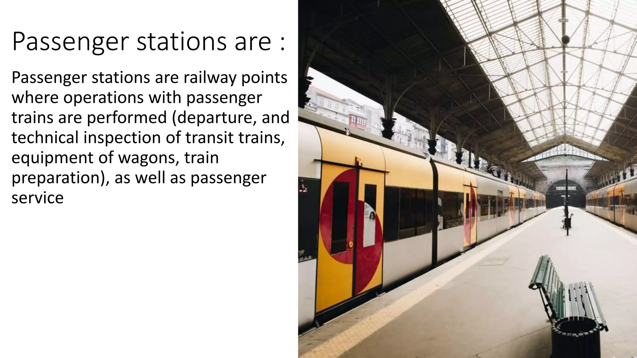 Classification of passenger stations | PPTX