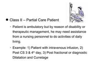 Classification of patient care | PPT