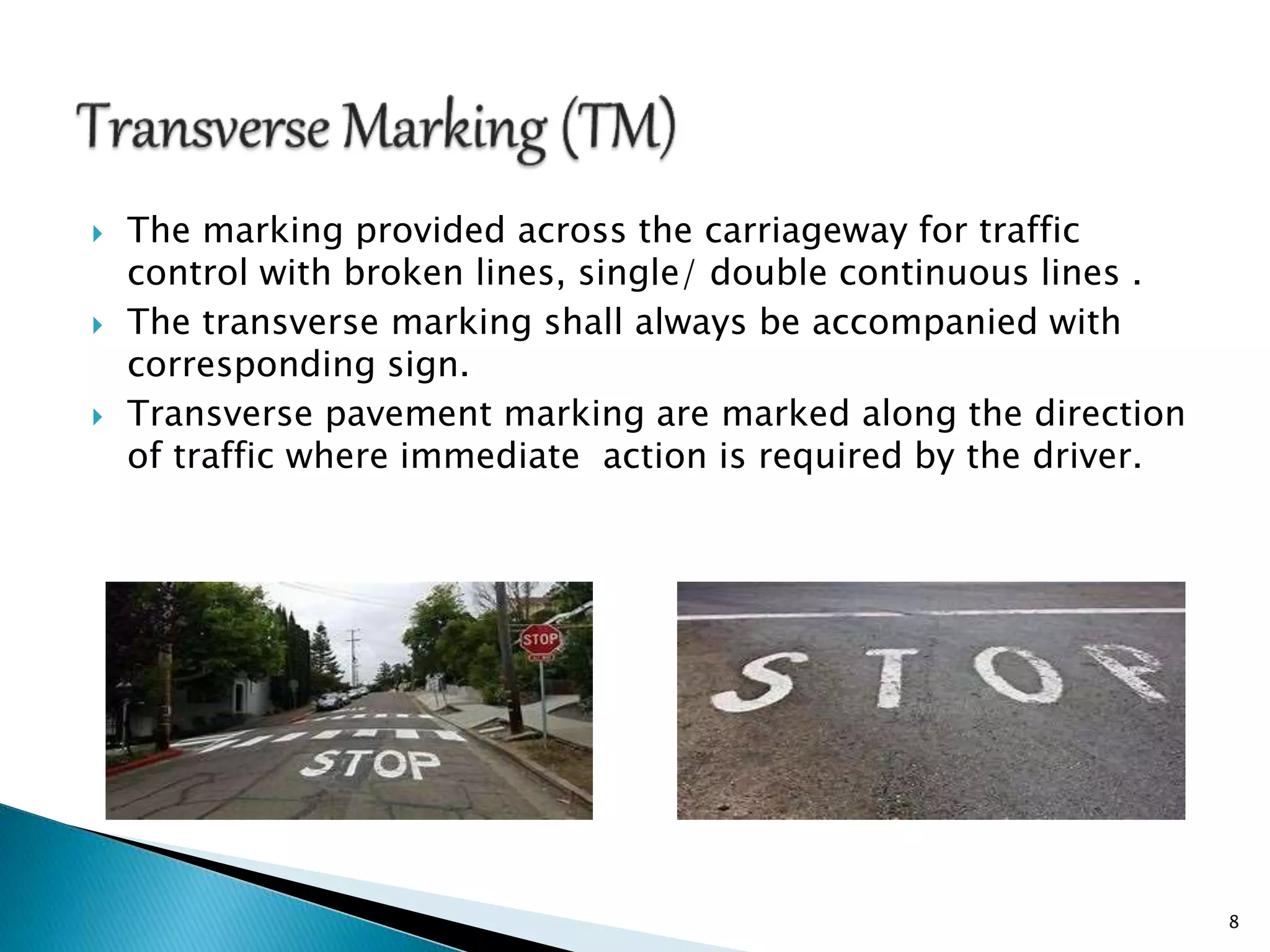 Classification of Pavement Markings (PART -2).pptx