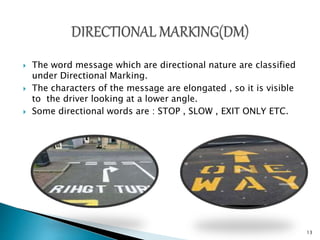 Classification of Pavement Markings (PART -2).pptx