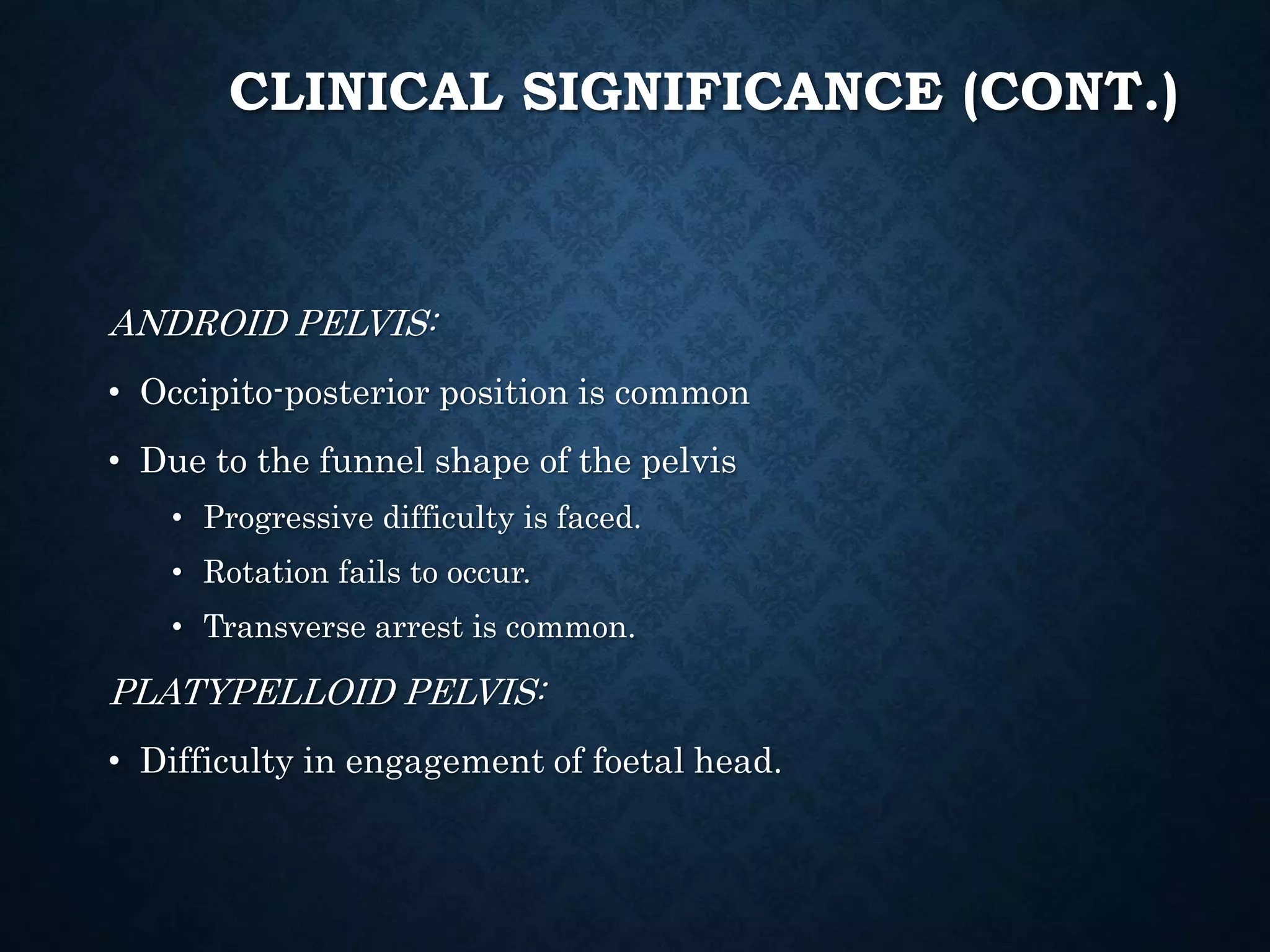 Classification of pelvis | PPTX
