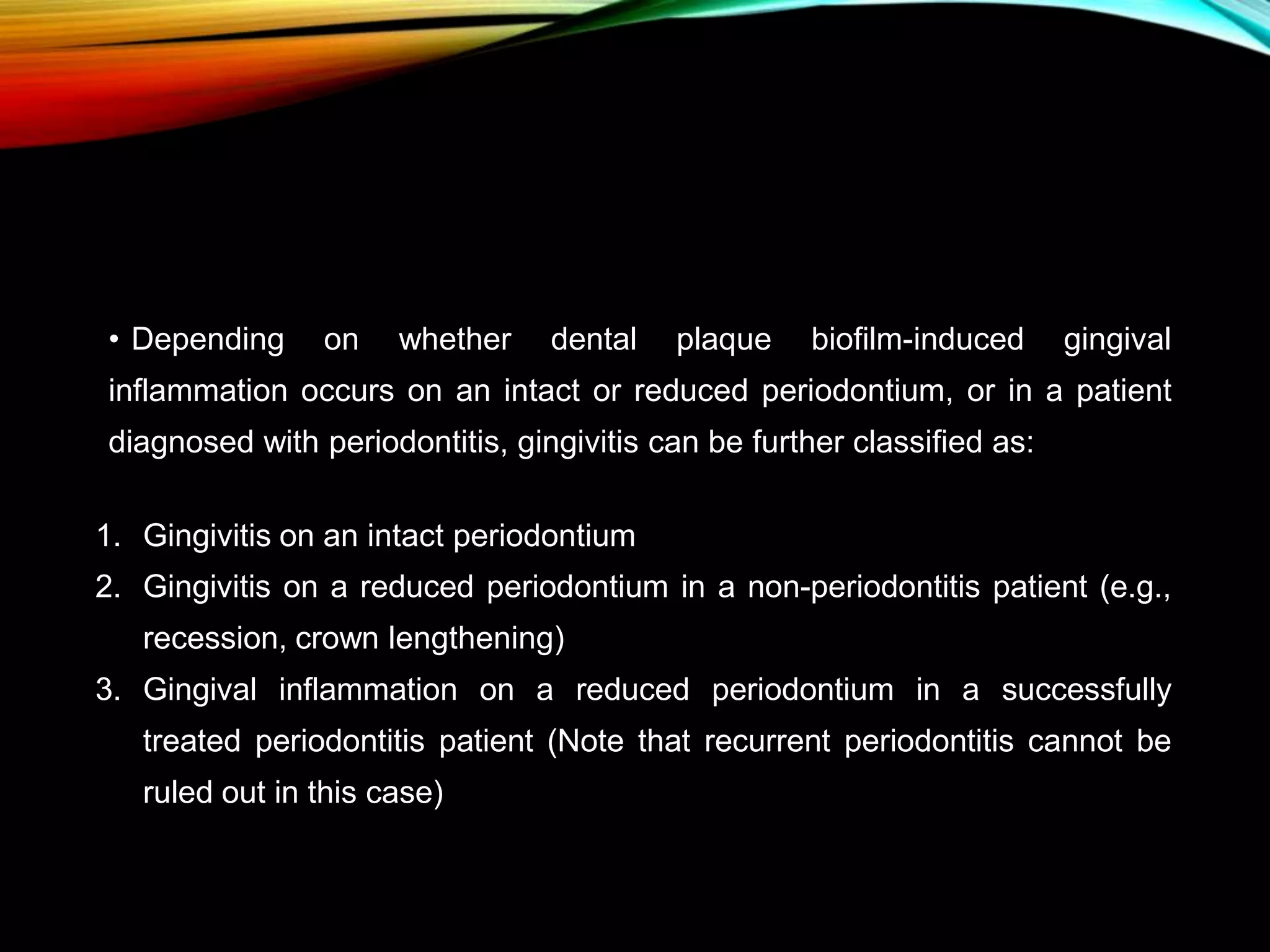 Classification of periodontal disease 2017 | PPTX | Dental Health ...
