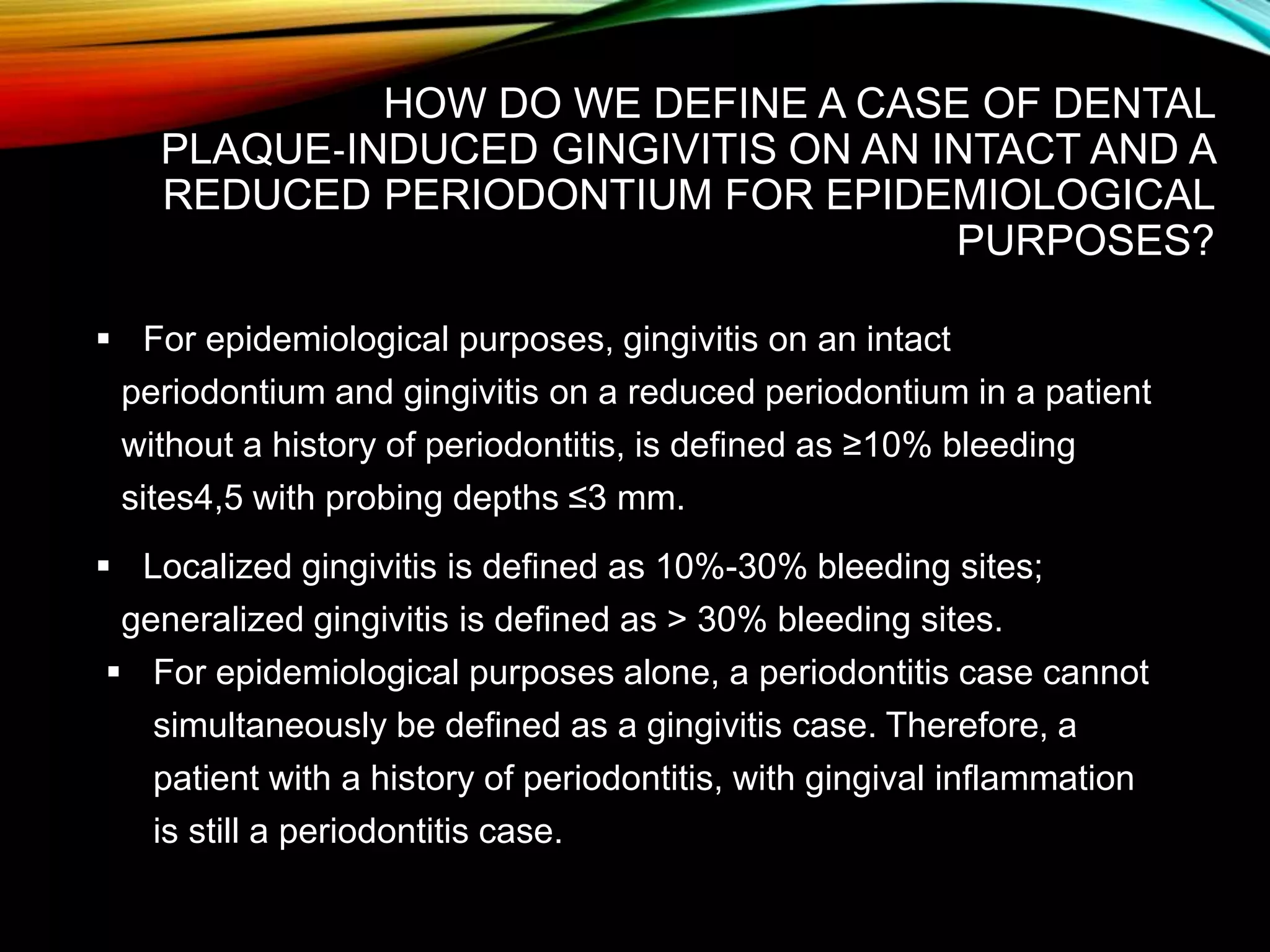 Classification of periodontal disease 2017 | PPTX