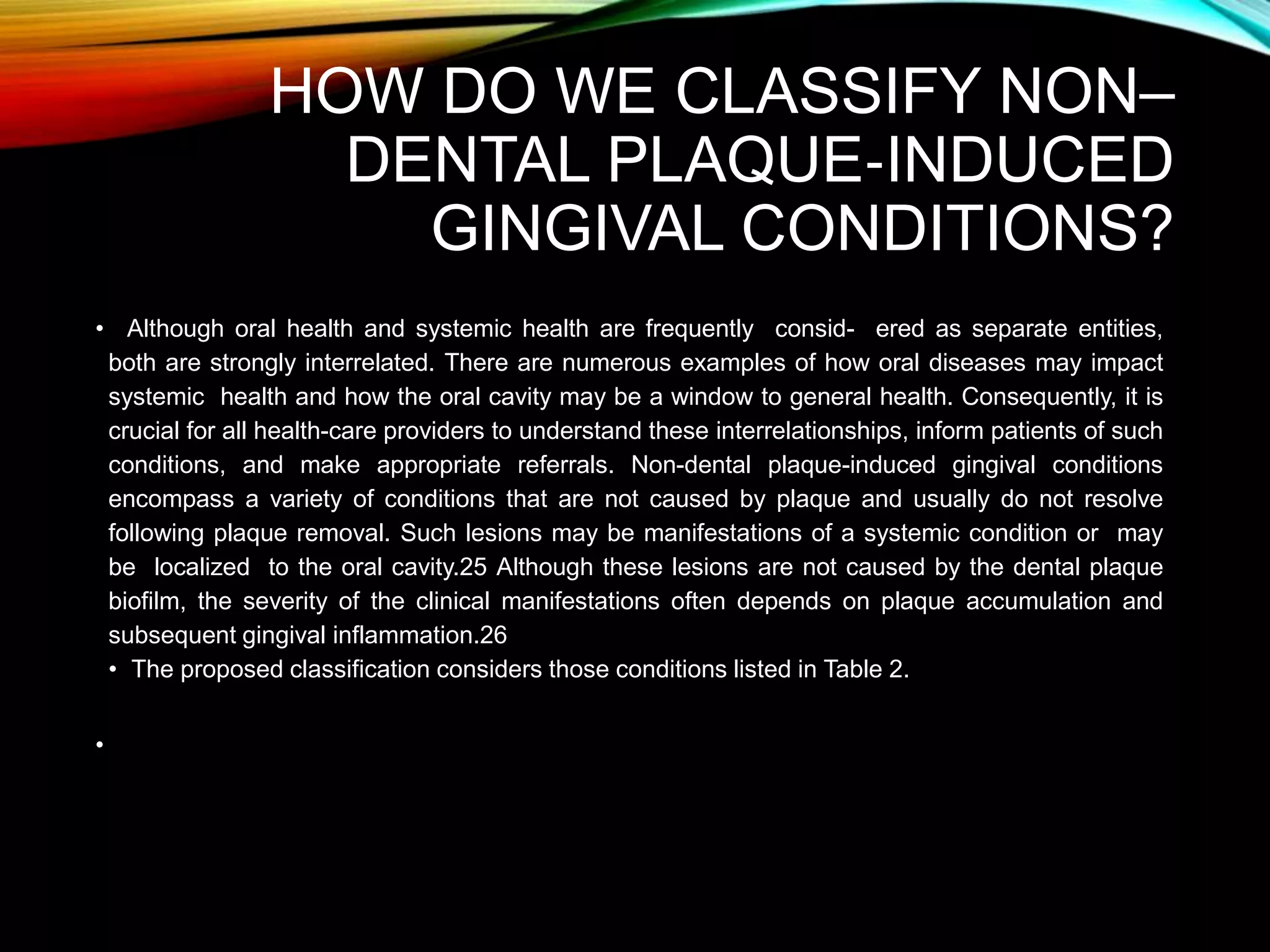 Classification of periodontal disease 2017 | PPTX | Dental Health ...