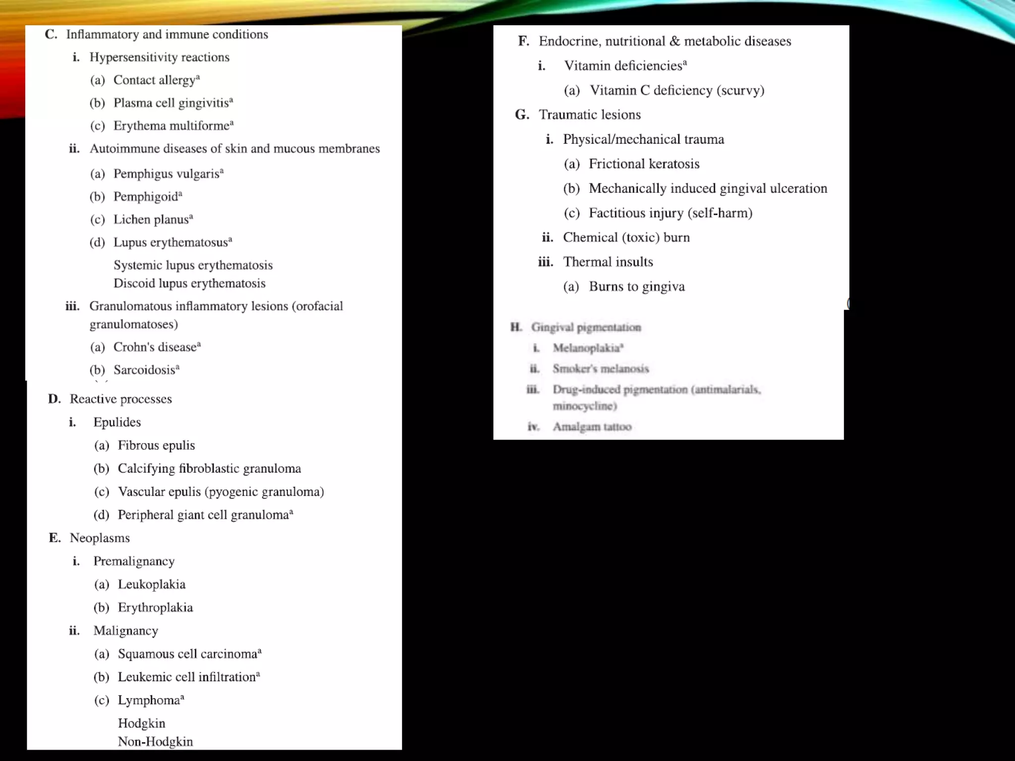 Classification of periodontal disease 2017 | PPTX