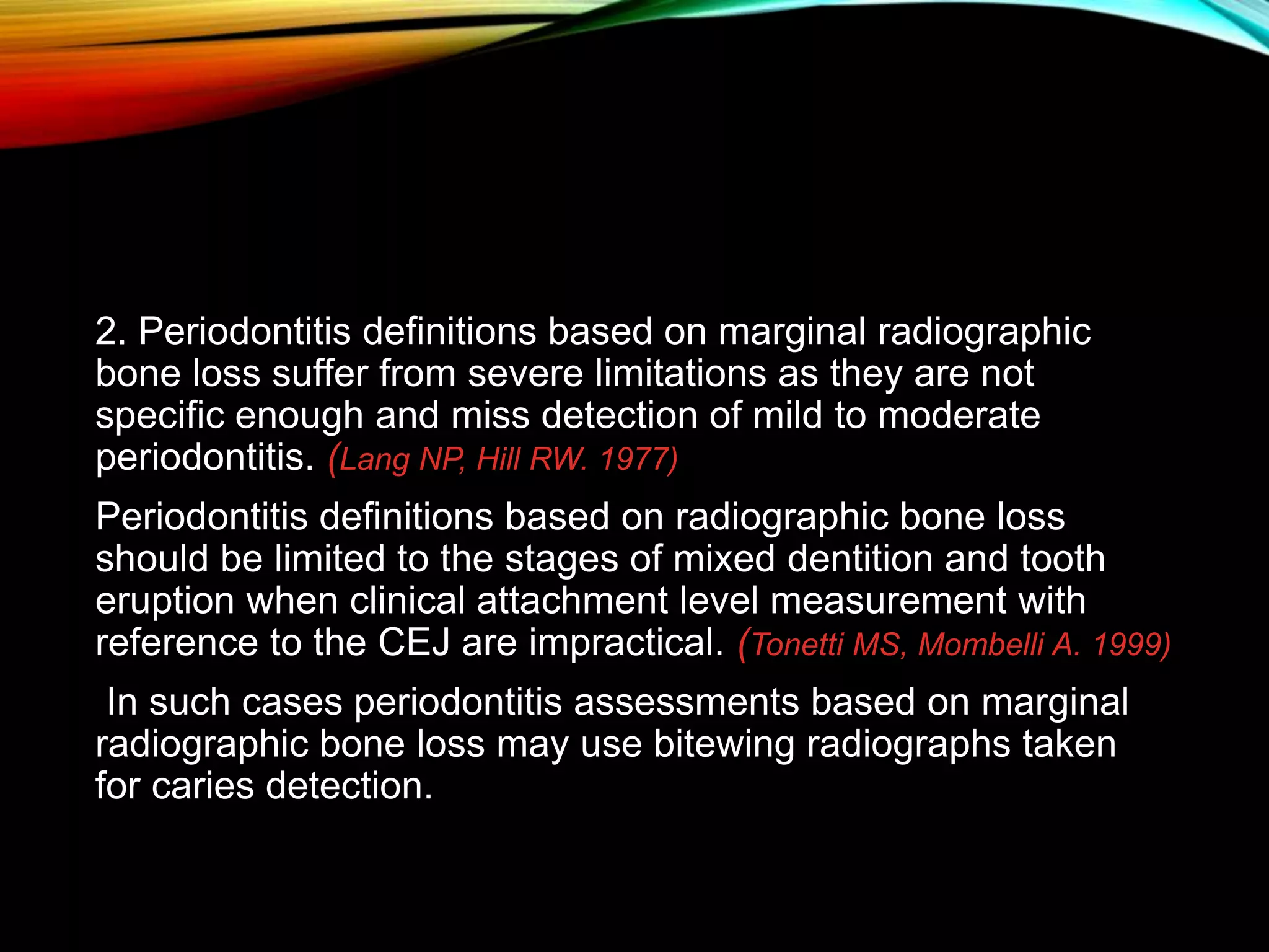 Classification of periodontal disease 2017 | PPTX | Dental Health ...