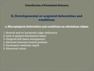 CLASSIFICATION OF PERIODONTAL DISEASE 1.pptx