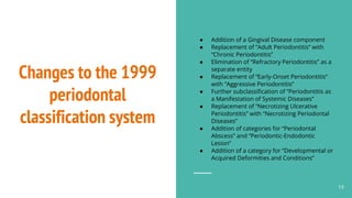 Classification of Periodontal Diseases.pptx