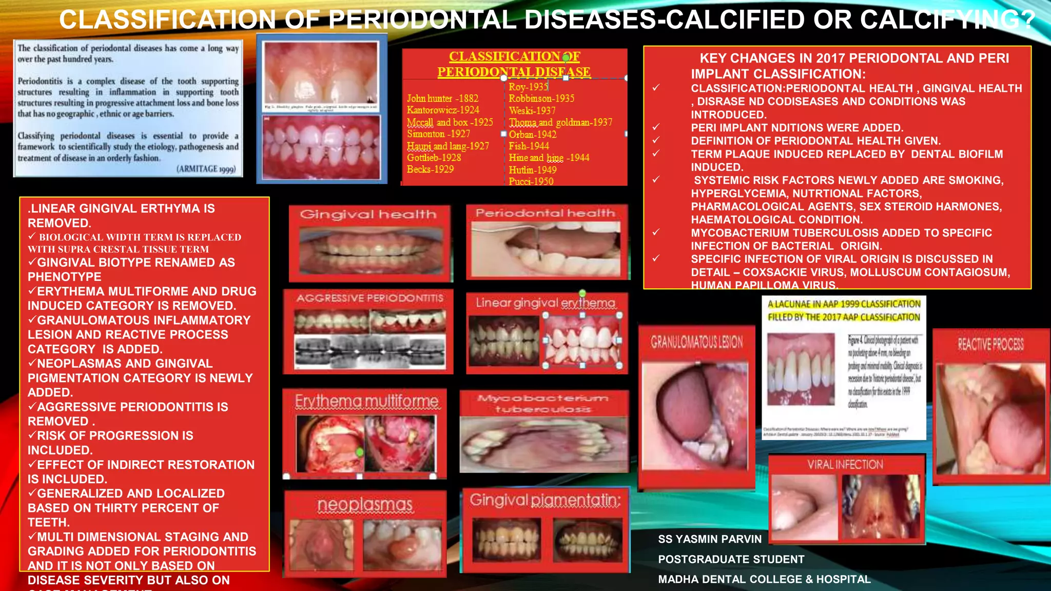 Classification of periodontal_diseases-calcified_or_calcifying11[1] | PPT