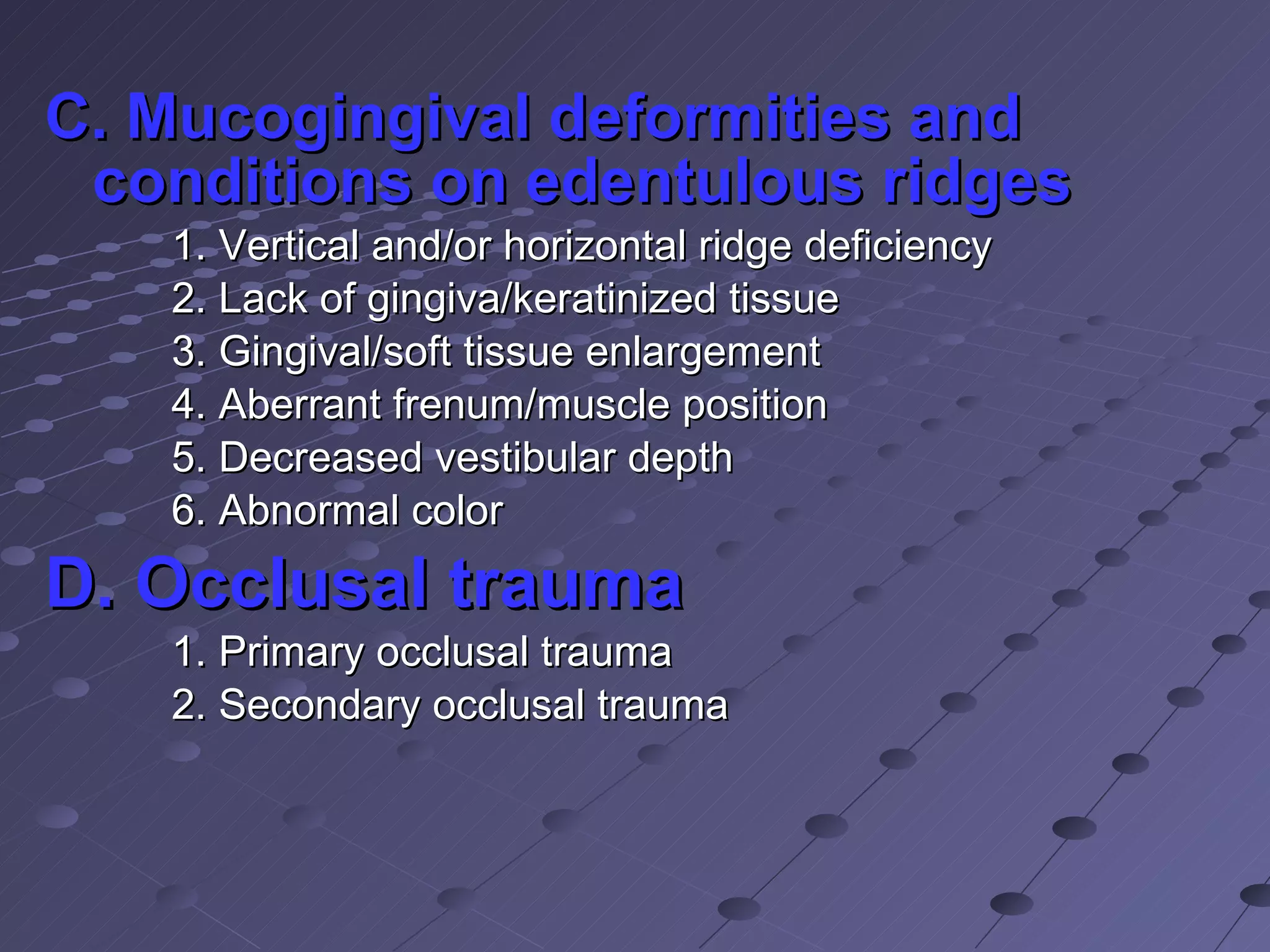 Classification of periodontal diseases | PPT