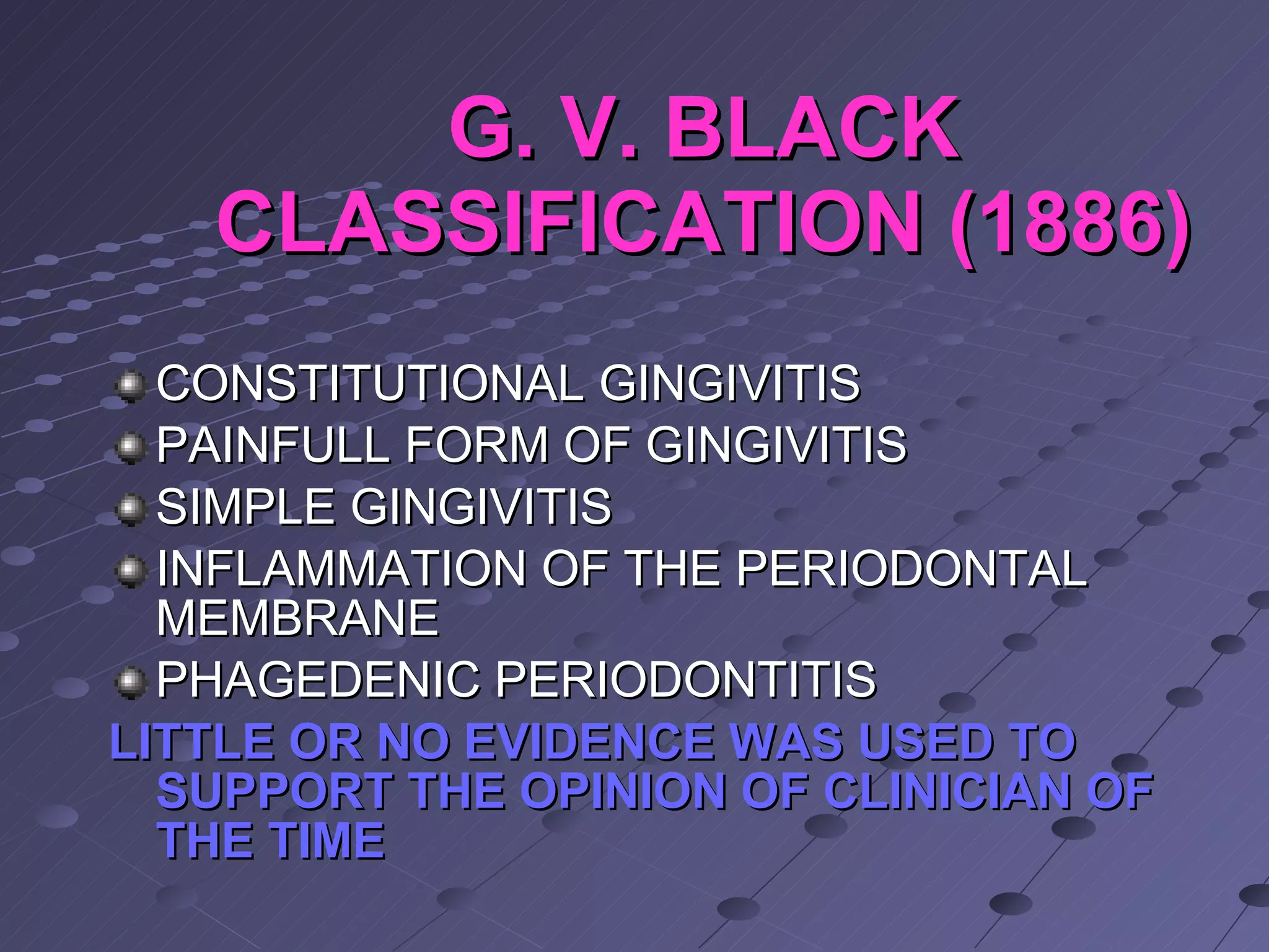 Classification of periodontal diseases | PPT