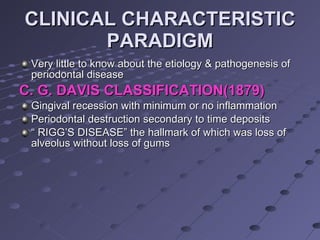 Classification of periodontal diseases | PPT