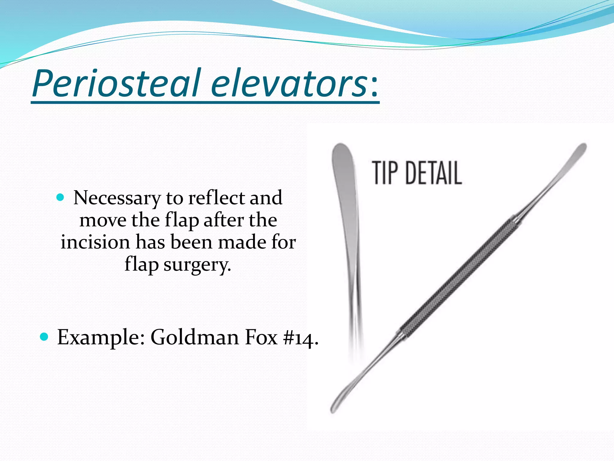 Classification of periodontal instruments | PPTX