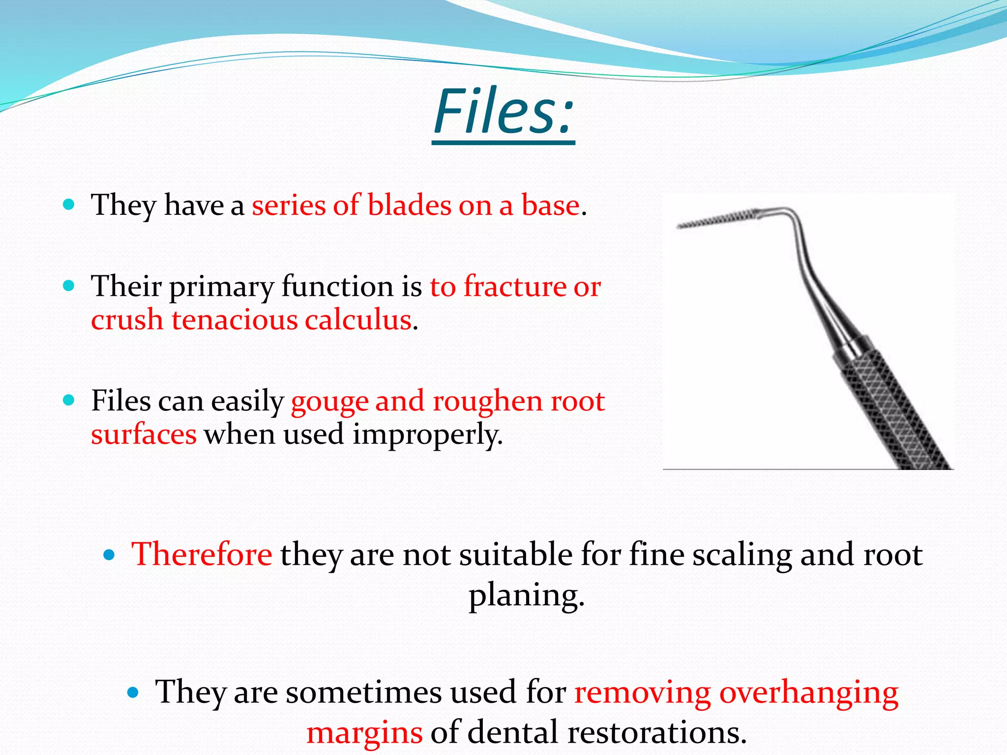 Classification of periodontal instruments | PPTX