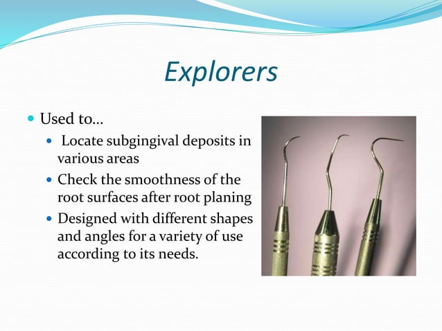 Classification of periodontal instruments | PPTX