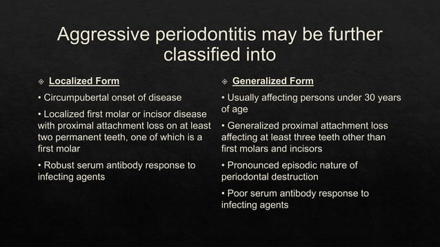 Classification of periodontitis | PPT