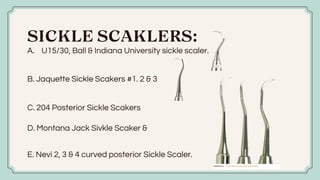 Classification of Periodintal Instruments .pdf | Oral care | Personal Care