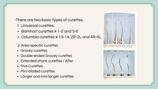 Classification of Periodintal Instruments .pdf | Oral care | Personal Care