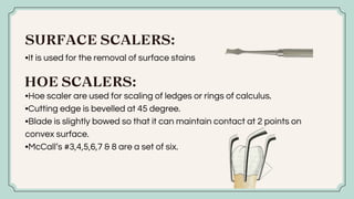 Classification of Periodintal Instruments .pdf | Oral care | Personal Care
