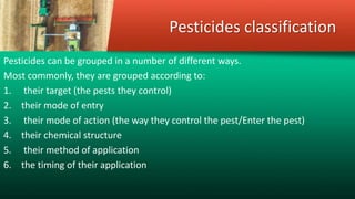 Classification of pesticide | PPTX