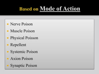 Classification of pesticides | PPTX